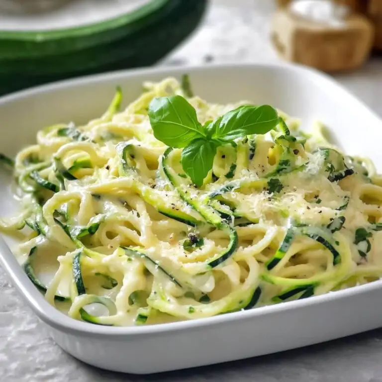 Easy Zucchini Noodle Alfredo (Ready in 20 Minutes!)