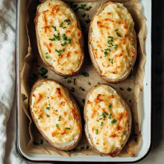 Twice Baked Potatoes The Ultimate Comfort Food Recipe