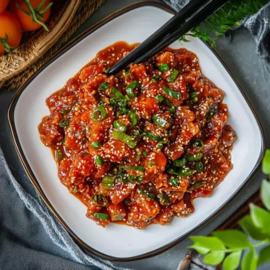 Korean Spicy Tuna The Perfect Meal for Busy Nights