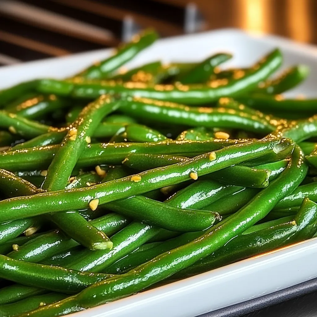 Easy Chinese Buffet Green Beans Recipe