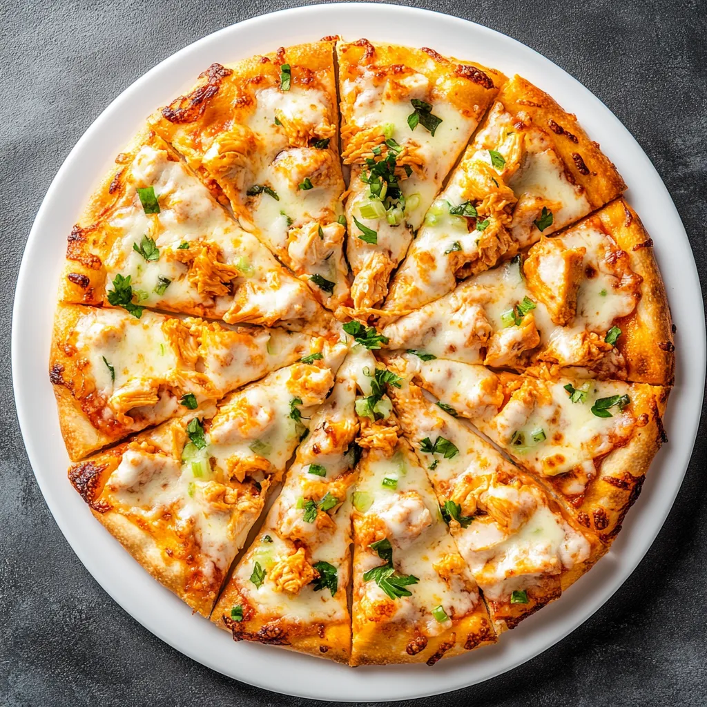 Easy Buffalo Chicken Pizza Recipe