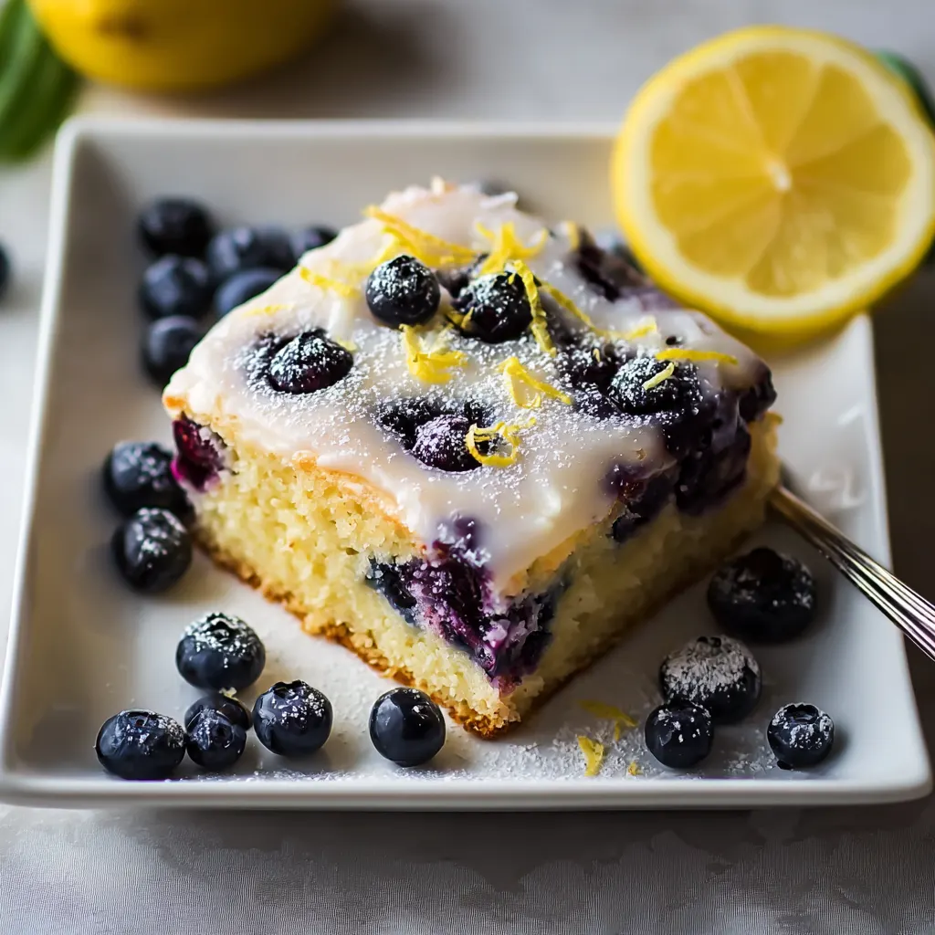 The Best Lemon Blueberry Sheet Cake You’ll Ever Make