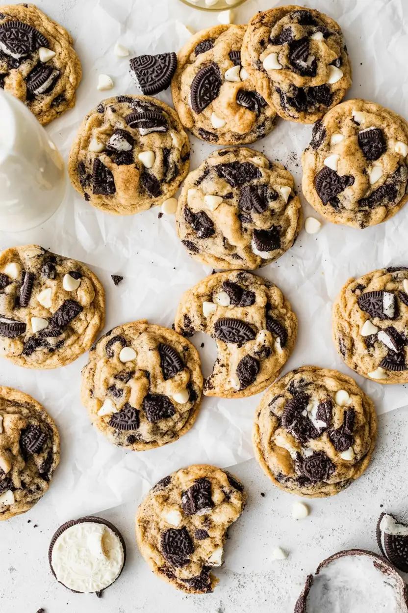 Cookies and Cream Cookie Recipe Made with Simple Ingredients